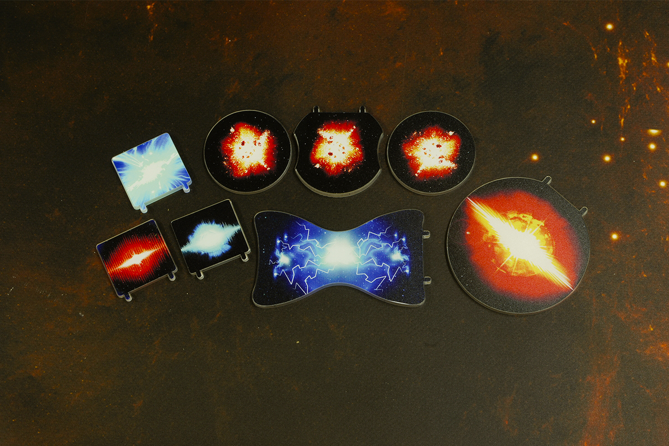 BLACKBOX SEVEN | Token Set Bomben (8 teilig), je 1 Proximity, Seismic ...